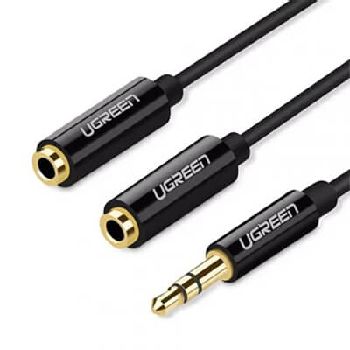 UGREEN 3.5mm Male To 2 Female Audio Cable 20cm