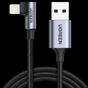 UGREEN Right Angle USB-A to Lightning Cable